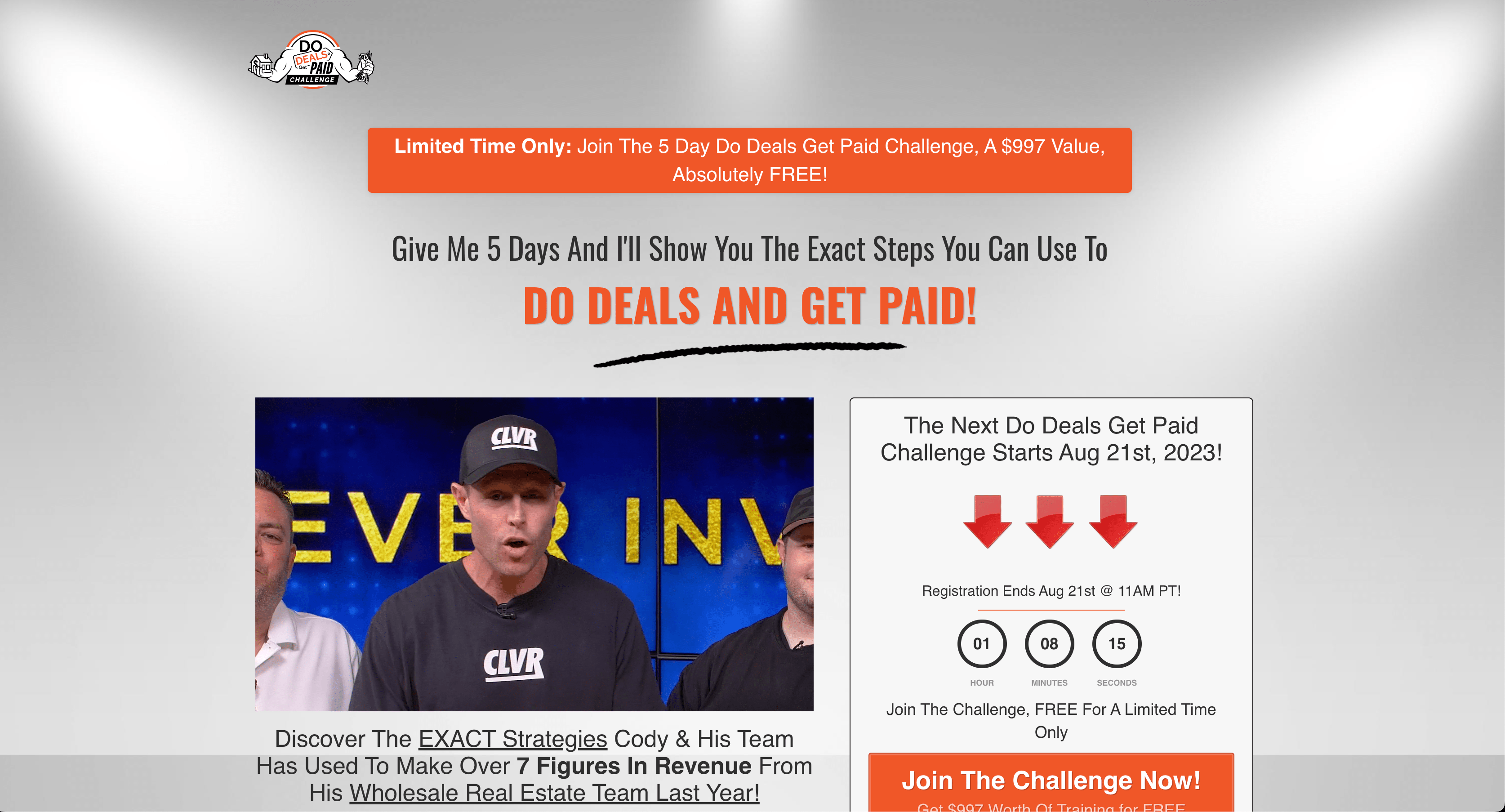 5 Day Do Deals Get Paid Challenge